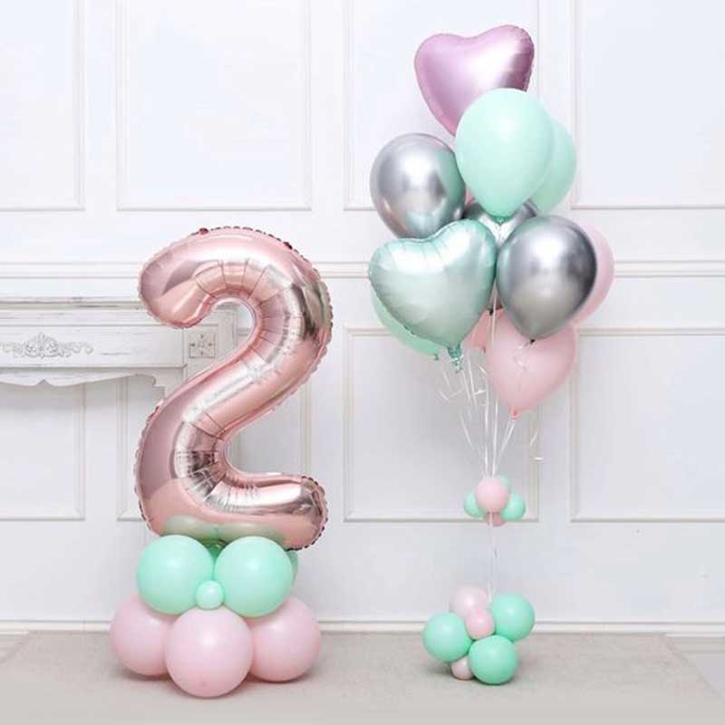 Foil Numbers – Pretty Little Party Co.