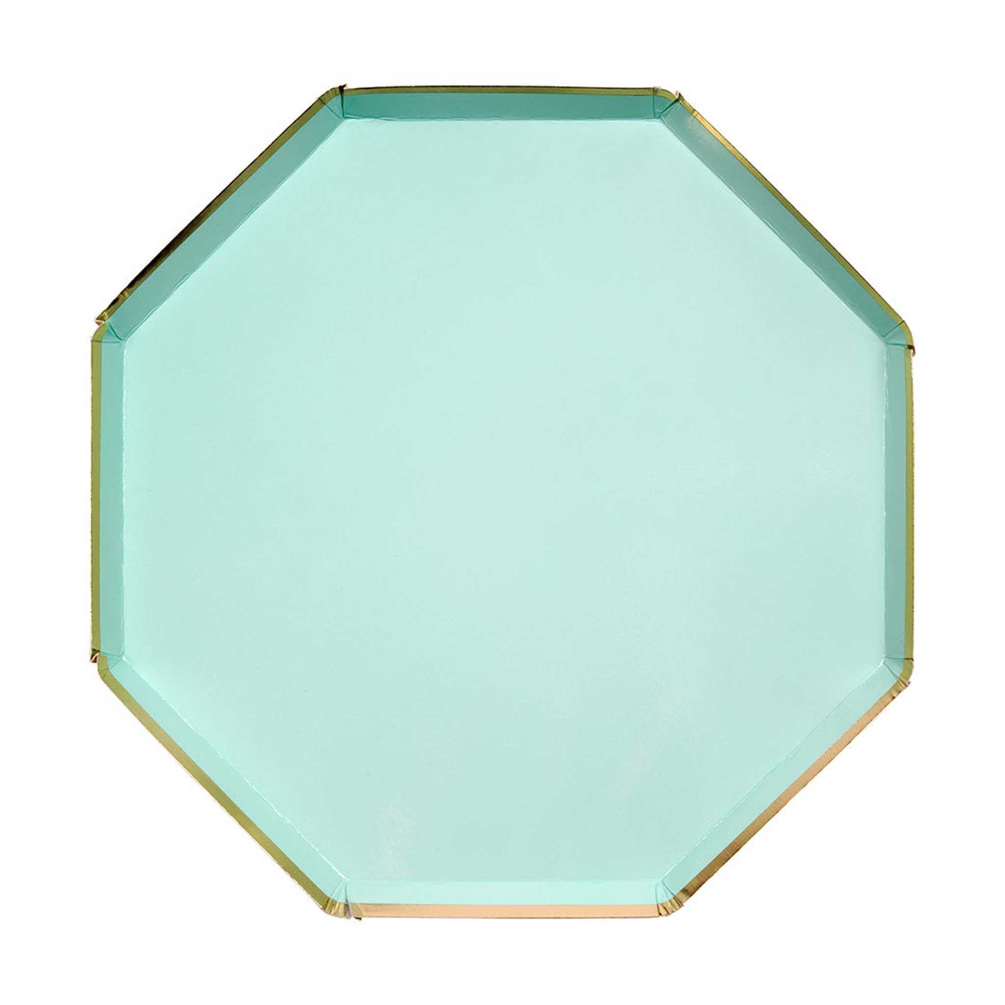 MINT OCTAGONAL PLATES – Pretty Little Party Co.