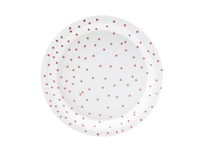 WHITE POLKA DOT PLATES – Pretty Little Party Co.